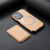 China Luxury Business Wallet Case for iPhone 15 2-in-1 Detachable Card Holder PU Leather Cover for sale