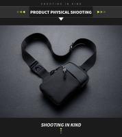China Polyester Sports Crossbody Purse Mini Chest Bag for Men Women All Seasons Daily Use for sale