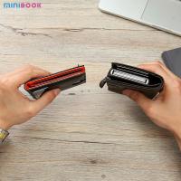 China Genuine Leather Anti-Theft Customized Drawing Multi-Function RFID Wallet for Men for sale