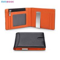 China Genuine Leather Anti-Theft Customized Drawing Multi-Function RFID Wallet for Men for sale