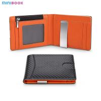 China Genuine Leather Anti-Theft Customized Drawing Multi-Function RFID Wallet for Men for sale