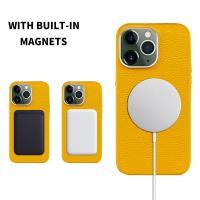 China Business Genuine Leather Phone Case for iPhone 11 12 13 14 Pro Max Shockproof Waterproof for sale