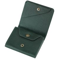 China Genuine Leather Bifold Wallet for Men Lightweight Anti-Theft Short Wallet 9x8x1.5cm for sale