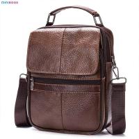 China Genuine Leather Men Small Flap Top Handle Handbags Crossbody Bag Shoulder Messenger 30cm for sale