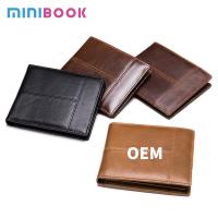 China Custom Logo PU Leather Bifold Wallet RFID Protection 10cm x 12cm Anti-Theft Short Wallet for Women for sale
