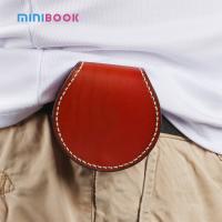 China Genuine Leather Coin Purse Mini Wallet with Keyring 8.8x8.8x2.5 cm OEM ODM Custom for sale