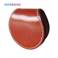 China Genuine Leather Coin Purse Mini Wallet with Keyring 8.8x8.8x2.5 cm OEM ODM Custom for sale