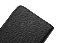 China Multi-Function Clutch Budget Long Zipper Wallet with Cross Pattern and PU Leather for sale