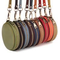 China Genuine Leather Short Wallet Coin Purse for Women 10.5x2x11 cm Custom Logo OEM for sale