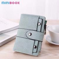 China PU Leather Short Wallet for Women Anti-Theft RFID Blocking 13.5cm x 10cm for sale