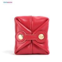 China Handmade Leather Coin Purse Small Retro Jewelry Storage Pouch Custom Logo Money Pocket Bag 10x8cm for sale