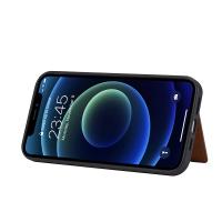 China Luxury PU Leather Phone Case with Card Sleeve for iPhone 15 Pro Max Shockproof for sale