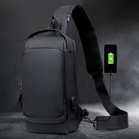 China MINIBOOK Anti Theft Multifunction Sling Cross Bag Polyester Shoulder Chest Bag for Quadcopter Toy USB Charging for sale