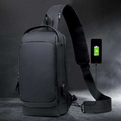 China MINIBOOK Anti Theft Multifunction Sling Cross Bag Polyester Shoulder Chest Bag for Quadcopter Toy USB Charging for sale