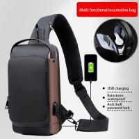 China MINIBOOK Anti Theft Multifunction Sling Cross Bag Polyester Shoulder Chest Bag for Quadcopter Toy USB Charging for sale