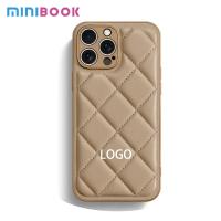 China PU Leather Winter Down Jacket Phone Case for iPhone 15 Pro Max Shockproof Waterproof for sale