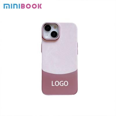 China Waterproof Shockproof PU Leather Phone Case for iPhone 15 Pro Max with Kickstand Wireless Charging Compatible for sale