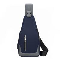 China Oxford Cloth Men's Messenger Bag with USB Charging 15.6 Inch Laptop Multifunctional Shoulder Bag for sale