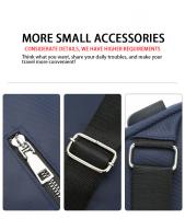 China Oxford Cloth Men's Messenger Bag with USB Charging 15.6 Inch Laptop Multifunctional Shoulder Bag for sale