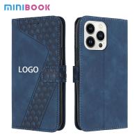 China Multifunctional Strong Magnetic Flip PU Leather Case for iPhone 15 Pro Max with Wireless Charging for sale