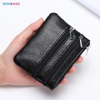 China Genuine Leather Coin Purse with Key Ring Pure Colors Low MOQ Custom Logo OEM for sale