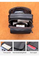 China Genuine Leather Men Messenger Bag Vintage Calfskin Crossbody Shoulder Bag 40cm for sale