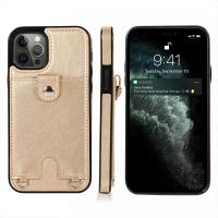 China Men's Crossbody Leather Case for iPhone 12 Pro Max Shockproof 6.7 inch for sale