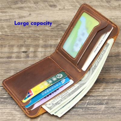 China Vintage Men Genuine Leather Coin Purse with Zipper Animal Print Pattern 3 Pcs MOQ for sale