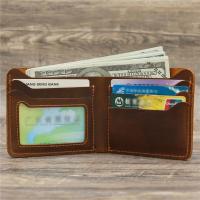 China Vintage Men Genuine Leather Coin Purse with Zipper Animal Print Pattern 3 Pcs MOQ for sale