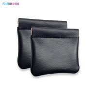 China Unisex PU Leather Portable Headphone Protection Bag Wallet with Custom Logo Low MOQ for sale