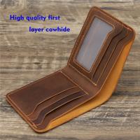 China Vintage Men Genuine Leather Coin Purse with Zipper Animal Print Pattern 3 Pcs MOQ for sale