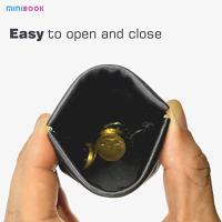 China Unisex PU Leather Portable Headphone Protection Bag Wallet with Custom Logo Low MOQ for sale