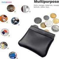 China Unisex PU Leather Portable Headphone Protection Bag Wallet with Custom Logo Low MOQ for sale