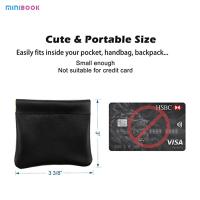 China Unisex PU Leather Portable Headphone Protection Bag Wallet with Custom Logo Low MOQ for sale