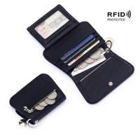 China Genuine Leather Candy Color Portable Wallet Clutch Coin Purse for Girls 20cm for sale