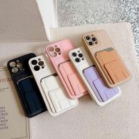 China PU Leather Phone Case for iPhone 11 12 13 14 15 Pro Max with Kickstand Holder Shockproof for sale