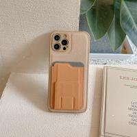 China PU Leather Phone Case for iPhone 11 12 13 14 15 Pro Max with Kickstand Holder Shockproof for sale