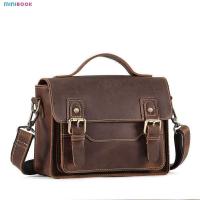China Vintage Messenger Bag Minibook Style 15.6 Inch Laptop Shoulder Bag for Daily Use for sale