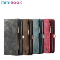 China Genuine Leather Magnetic Wallet Flip Phone Case with Lanyard Strap for Samsung 16cm 8cm for sale