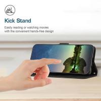China Waterproof Luxury Leather Wallet Phone Case for iPhone 15 14 13 12 11 with Holder for sale