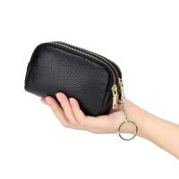 China Genuine Leather Coin Purse Multi-function Key Bag Wallet 13cm x 7.5cm x 5.5cm for sale