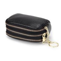 China Genuine Leather Coin Purse Multi-function Key Bag Wallet 13cm x 7.5cm x 5.5cm for sale