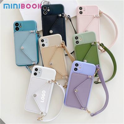 China Luxury TPU PU Mobile Phone Case for iPhone 11 12 13 14 15 Pro Max Plus XS XR Shockproof for sale
