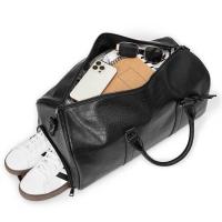 China OEM ODM Luxury Vegan Leather Crocodile Pattern Overnight Hand Bag for Men Custom Logo 18x12x6 Inch for sale