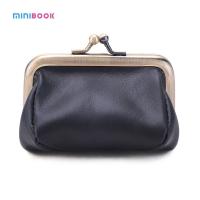 China OEM ODM Genuine Leather Minibook Ladies Wallet 5cmx7cmx9cm Handmade Gold Storage for sale