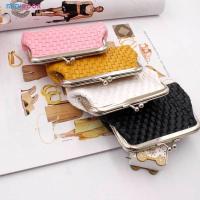 China Custom Logo 4 Inch Weave Coin Pouch Women Wallet Minibook for Daily Organization for sale