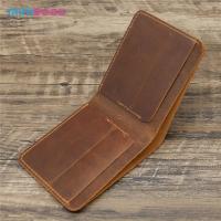 China Open Closure Minibook Genuine Leather Multi-function Card Holder Clip Wallet for Men for sale