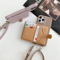 China Luxury Handmade Litchi Leather Phone Case for iPhone 13 Pro Shockproof PU Cover for sale