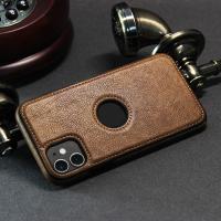 China Shockproof Luxury PU Leather Phone Case for iPhone 14 13 12 11 Pro Max Back Cover for sale
