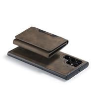 China PU Leather Magnetic Card Pocket Case for Samsung Galaxy S22 S23 Ultra Shockproof for sale